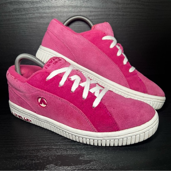 Vintage | Shoes | Vintage Airwalk Womens The One Retro Skateboarding Shoe Sz 85 Pink Suede 9s ...